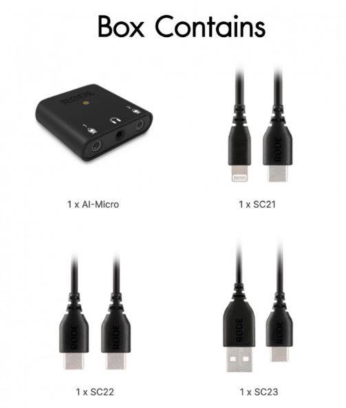 Rode AI-Micro USB Type-C Compact Audio Interface AI Micro | Camera2u ...