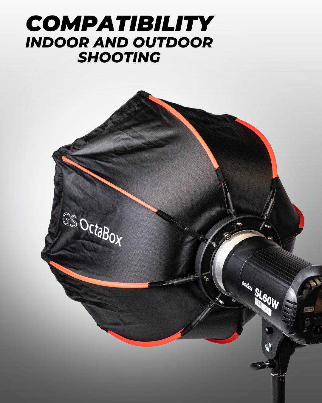 GS Octabox 90cm with Interchangeable Speedlite & Bowen Mount Easy Fold ...