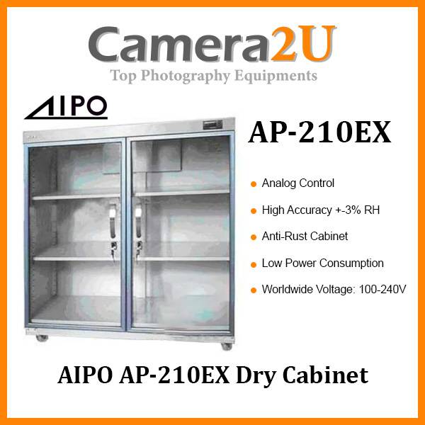 AIPO Digital Series AP-210EX AP210EX Dry Cabinet Dry Box (210L) AP210 ...