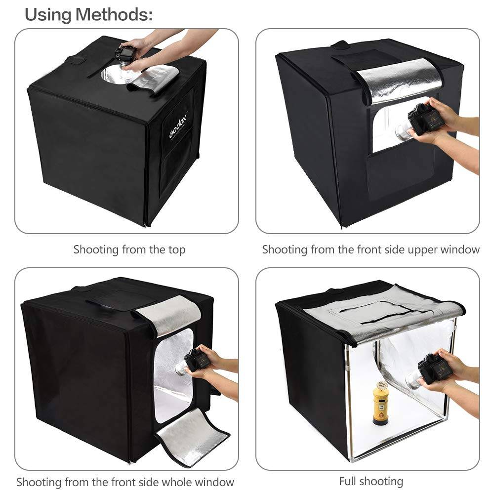 Godox LSD (40cm / 60cm/ 80cm ) Mini LED Photography Studio Shooting ...