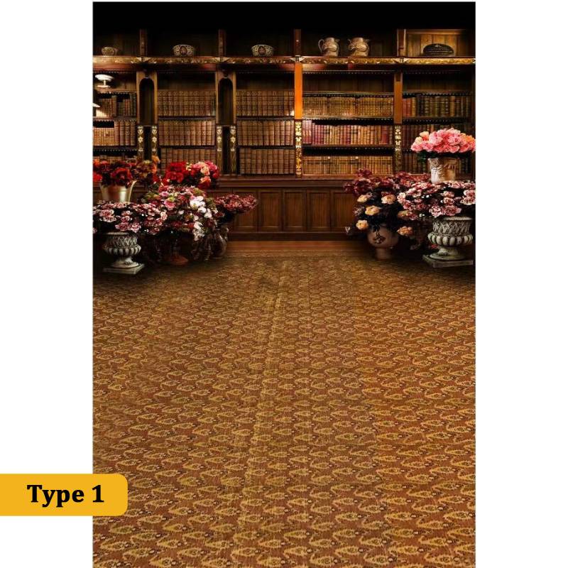 GS Bookshelf Theme Library Convo Convocation Backdrop Background 3x5m ...