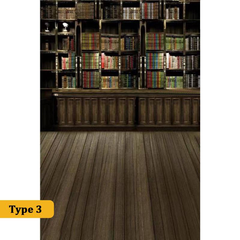 GS Bookshelf Theme Library Convo Convocation Backdrop Background 3x5m ...