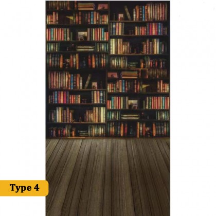 GS Bookshelf Theme Library Convo Convocation Backdrop Background 3x5m ...