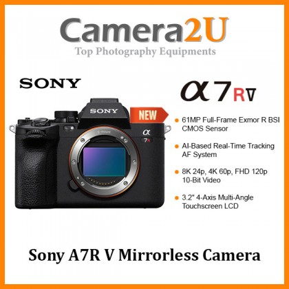 Sony Alpha A7R V Mark MK 5 A7RV Mirrorless Camera Body (Sony MSIA) | Camera2u Malaysia Top ...
