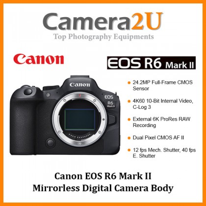 Canon EOS R6 Mark II MK2 Mirrorless Digital Camera Body MKII | Camera2u ...