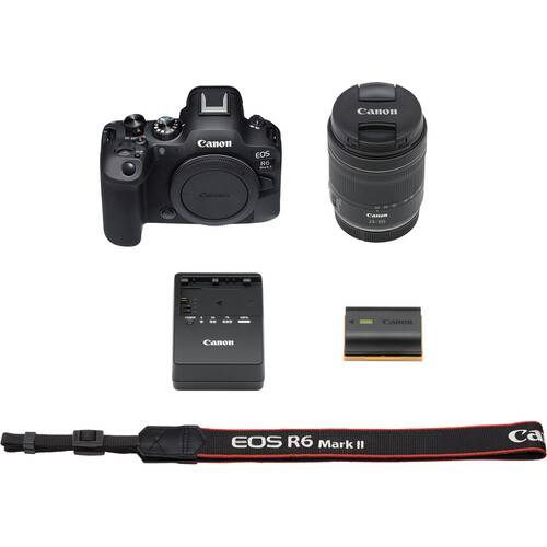 Canon EOS R6 Mark II MK2 Mirrorless Digital Camera with 24-105mm F/4-7. ...