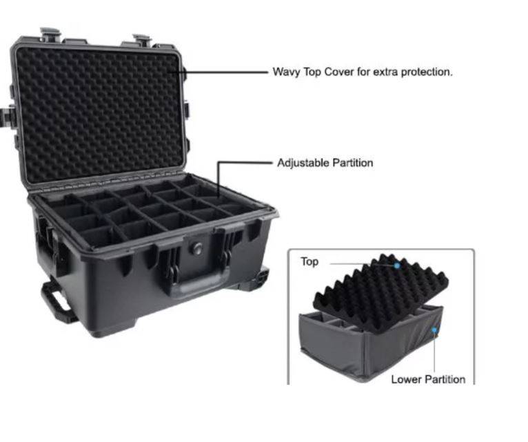 SMRITI Pull Rod Hard Case Small 5129 for Photography ABD Double Throw ...