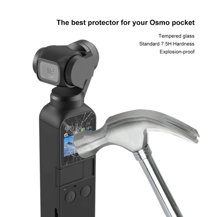 Tempered Glass LCD and Lens Protector for OSMO Pocket