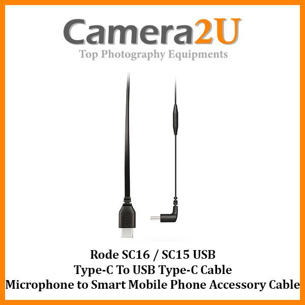 Rode SC16 / SC15 USB / Type-C To USB Type-C Cable Microphone to Smart ...