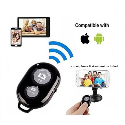 Bluetooth Remote Phone Wireless Camera Shutter for iOS Android ...