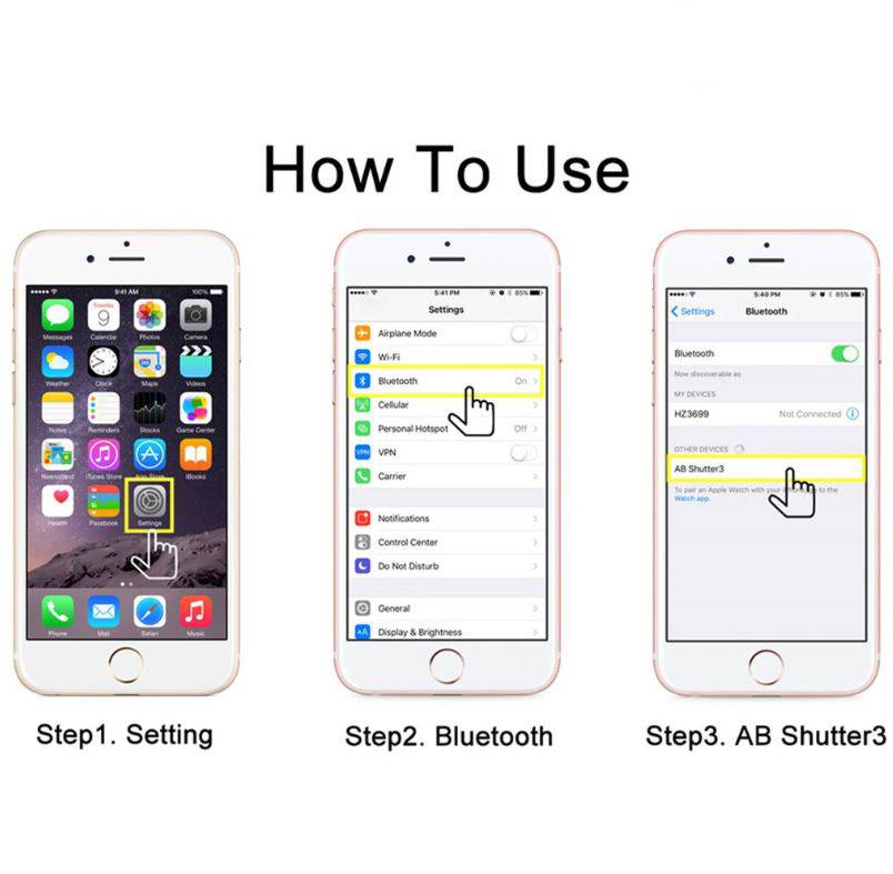 Bluetooth Remote Phone Wireless Camera Shutter for iOS Android Smartphone | Camera2u Malaysia ...