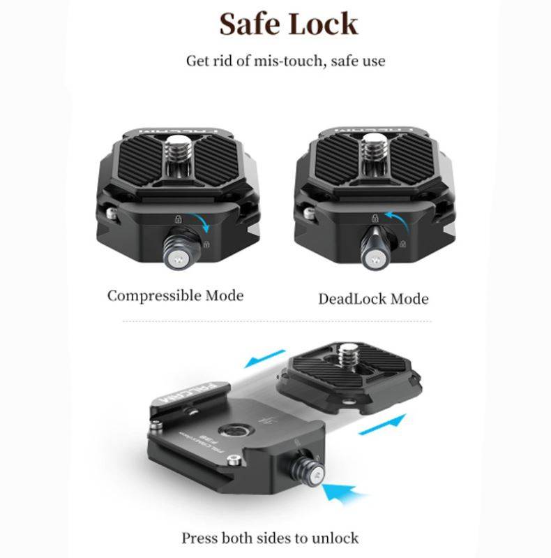 Ulanzi FALCAM F38 Quick Release System DSLR Camera Stabilizer Tripod ...