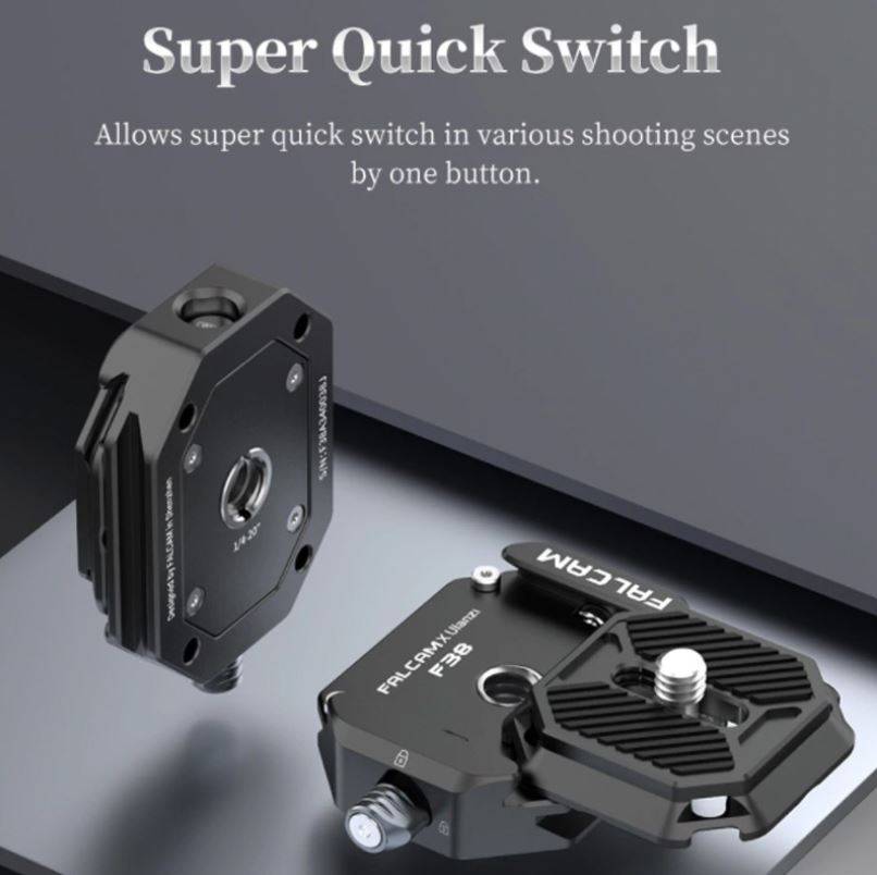 Ulanzi FALCAM F38 Quick Release System DSLR Camera Stabilizer Tripod ...