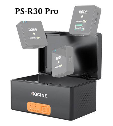 ZGCINE PS-R30 Pro Charging Case for Rode Wireless GO 2 I II Single Fast Charging Box 3400mAh ...
