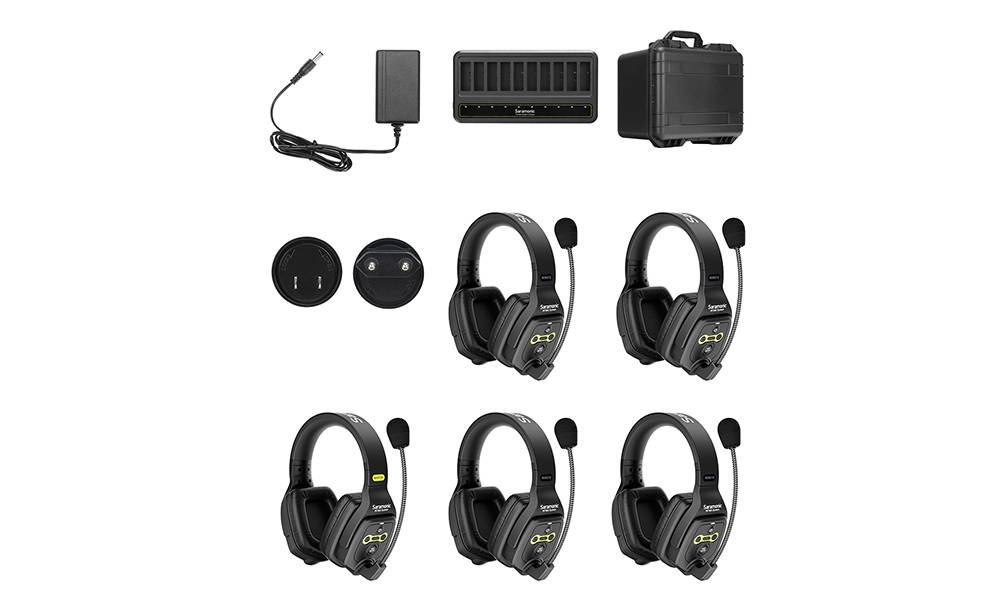 Saramonic WiTalk WT5D Full-Duplex Wireless Intercom Headset System ...