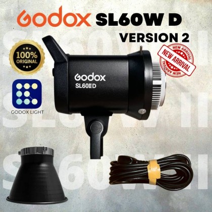 Godox SL60W SL60 II Version 2 SL60IID SL60IIBI LED Video Light 5600K ...