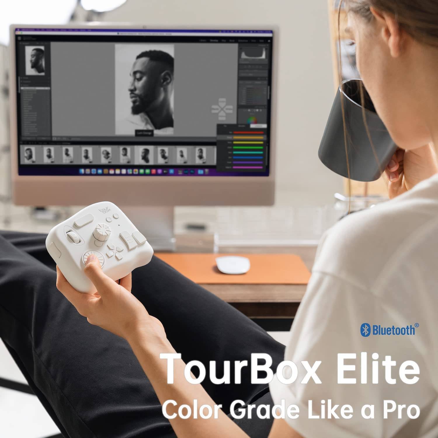 TourBox Elite Wireless Editing Console New Version 2022 Dual Channel ...