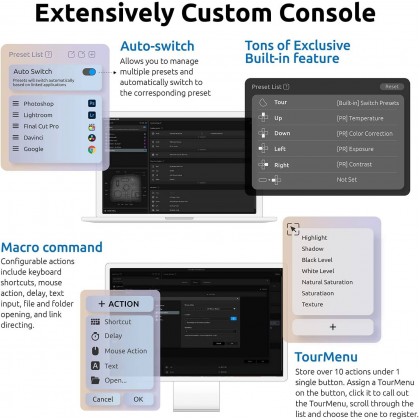TourBox Neo Editing Console for Photo and Video Editing | Camera2u ...