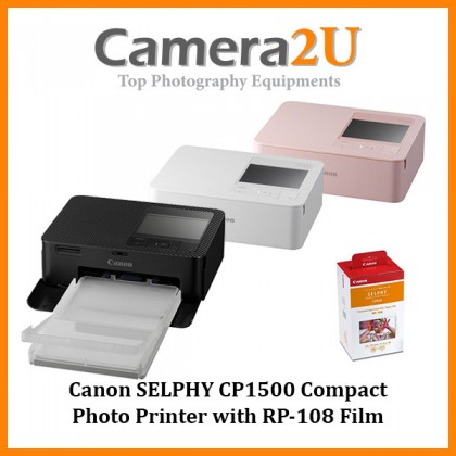 Canon SELPHY CP1500 Compact Photo Printer with RP-108 Film | Camera2u ...
