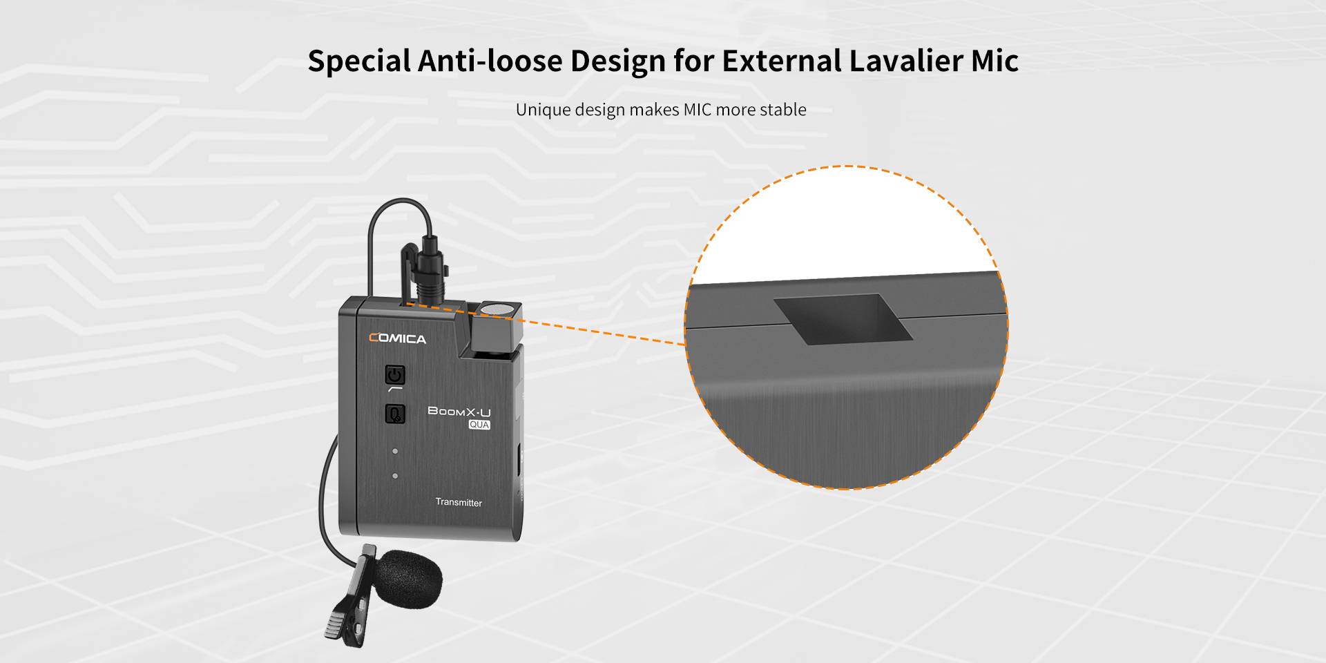 Comica Audio BoomX-U QUA Ultracompact 4-Person Wireless Microphone ...