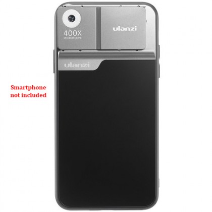 Ulanzi 400X Microscope Phone Lens Case Kit for Iphone 11 Pro Bulit-in ...