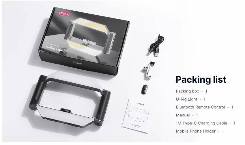 Ulanzi U-Rig Light Smartphone and Mirrorless Camera Holder with 5000mAh ...