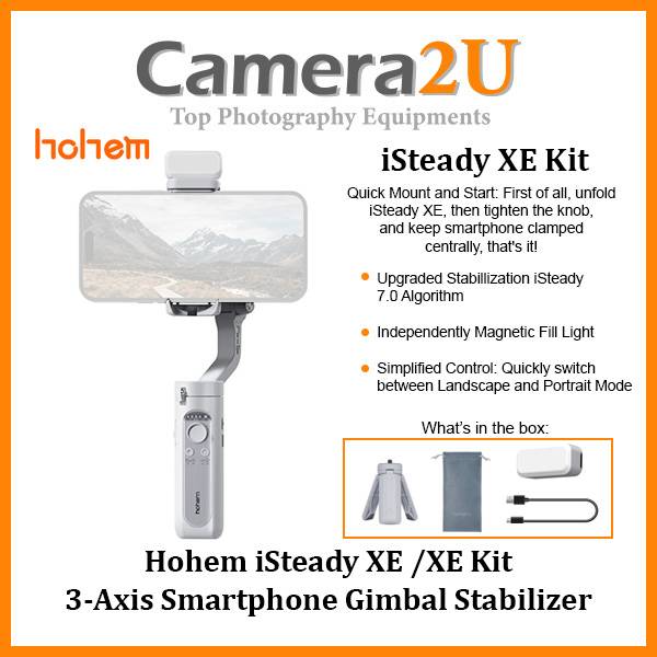 Hohem iSteady XE /XE Kit 3-Axis Smartphone Gimbal Stabilizer Portable ...