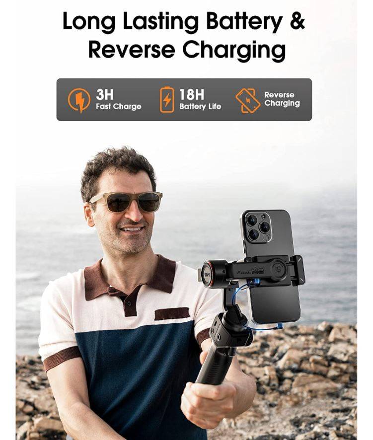 Hohem iSteady M6 /M6 Kit 3-axis Smartphone Gimbal with Magnetic Fill ...