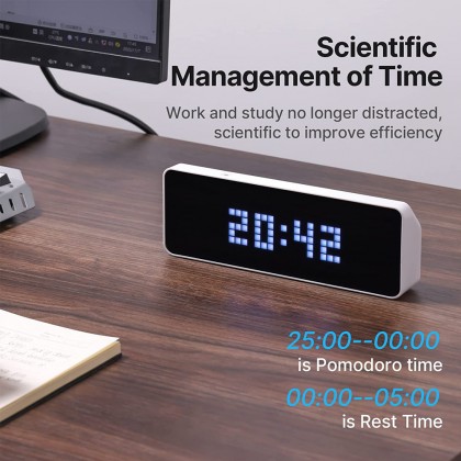 Ulanzi Smart Pixel Clock TC001 Digital Clock with LED Full-Color Large ...