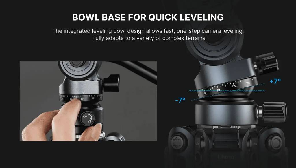 Ulanzi F38 X-AirCross Quick Release Video Travel Tripod 3318 | Camera2u ...