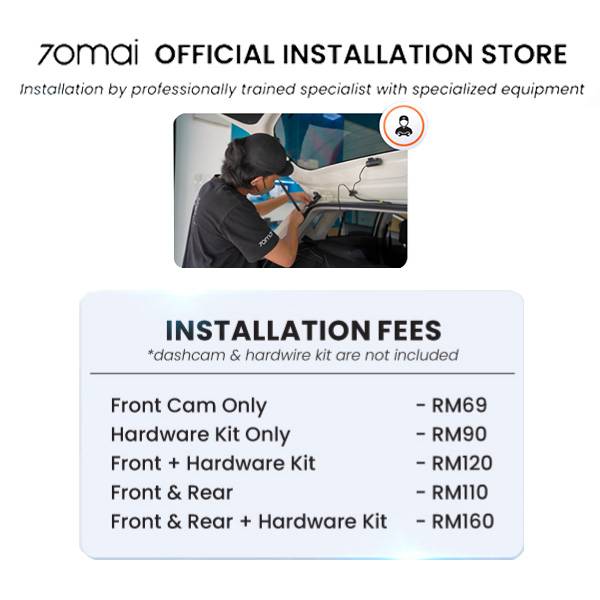 70mai M500 Hard Wire Fuse Kit (Type-C) | Camera2u Malaysia Top Camera ...