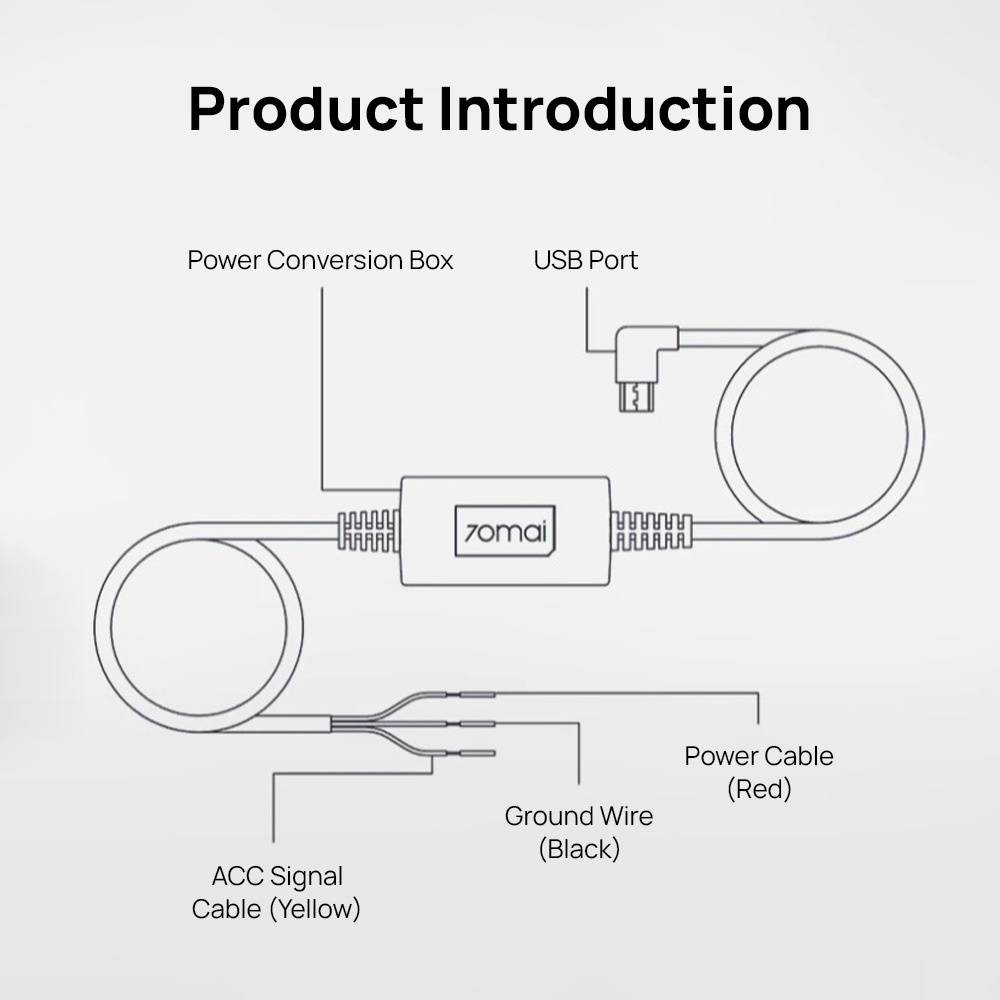 70mai Hard Wire Fuse Kit | Camera2u Malaysia Top Camera Equipments Store