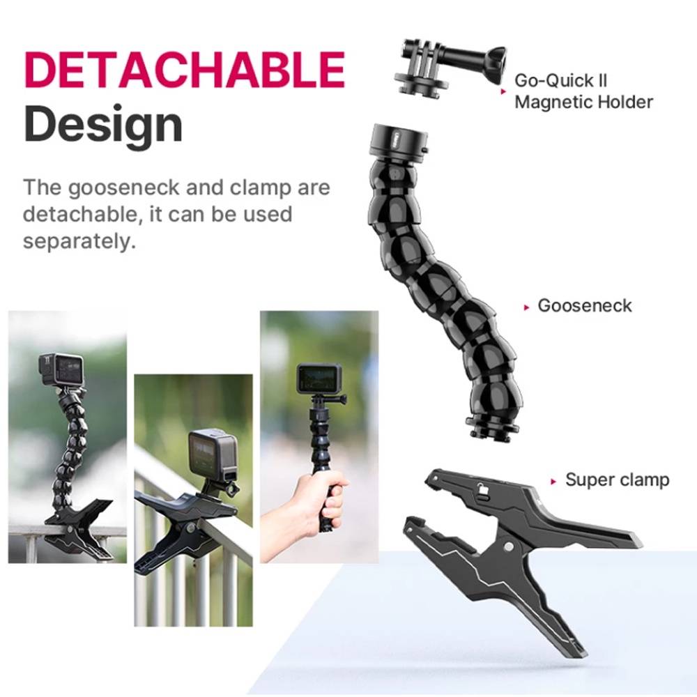 Ulanzi Go-Quick II Clamp Mount with Magnetic Quick Release 360 ...