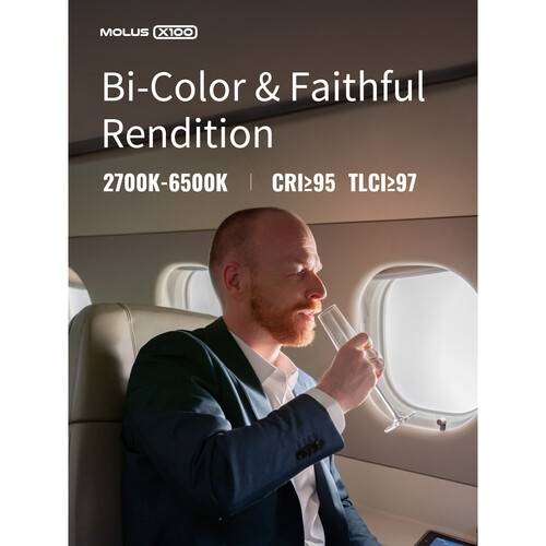 Zhiyun Molus X100 / X100 COMBO / X100 PRO Bi-Color Pocket COB Light ...