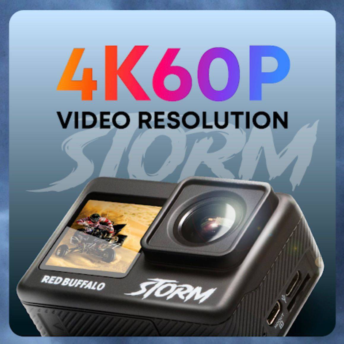 Red Buffalo AC-STORM 4K/60fps Action Camera | Camera2u Malaysia Top ...