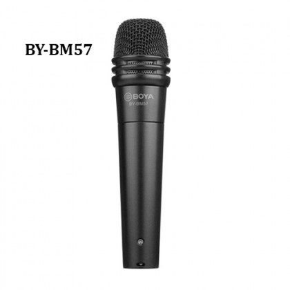 Boya BY-BM57 / BY-BM58 Cardioid Dynamic Handheld Instrument Vocal Microphone | Camera2u Malaysia ...