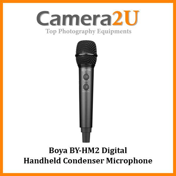 Boya BY-HM2 Digital Handheld Condenser Microphone | Camera2u Malaysia Top Camera Equipments Store