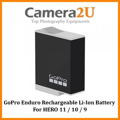 GoPro Enduro Rechargeable Li-Ion Battery For HERO 11 / 10 / 9 Black ...