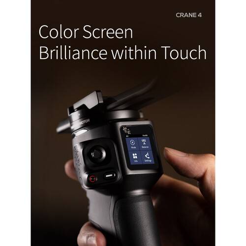 Zhiyun Crane 4 3-Axis Handheld Gimbal Stabilizer Standard / Combo Kit ...