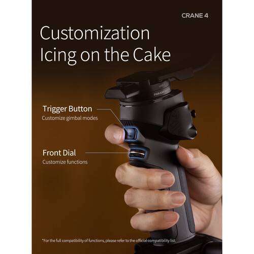 Zhiyun Crane 4 3-Axis Handheld Gimbal Stabilizer Standard / Combo Kit ...