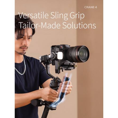 Zhiyun Crane 4 3-Axis Handheld Gimbal Stabilizer Standard / Combo Kit ...