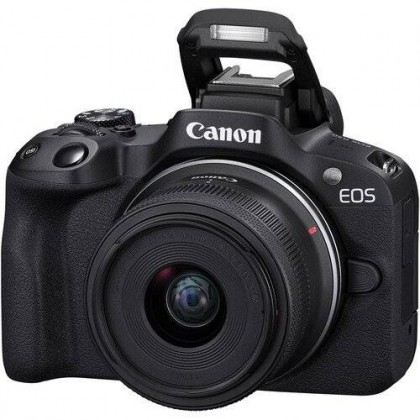 Canon EOS R50 Mirrorless Camera with 18-45mm + 55-210mm Twin Lens (MSIA ...