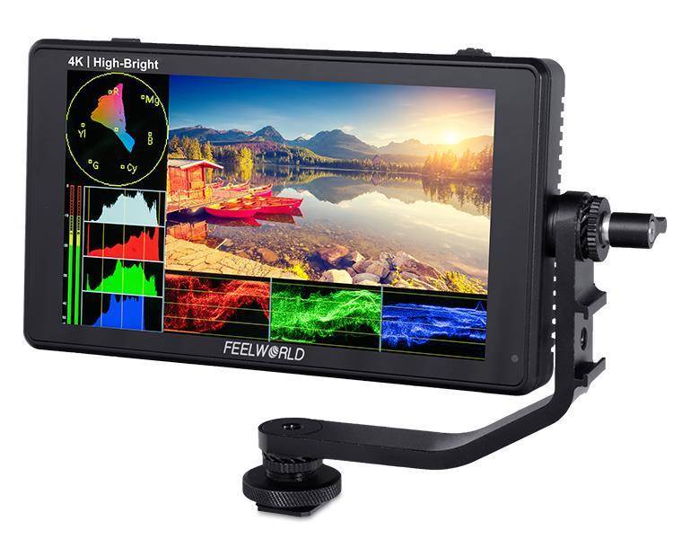 Feelworld LUT6E 6 Inch 1600nits Touch Screen DSLR Camera Field Monitor ...