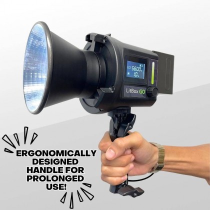 GS LitBox Go Portable LED COB Video Light Battery & AC Powered ...