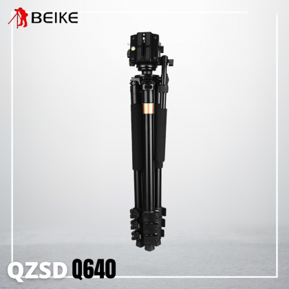 Beike QZSD Q640 Professional Video Tripod with Video Fluid Head ...