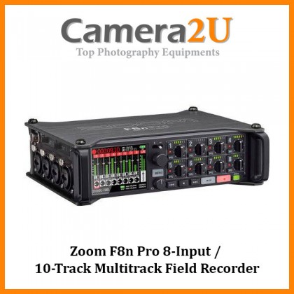 Zoom F8n Pro 8-Input / 10-Track Multitrack Field Recorder | Camera2u ...