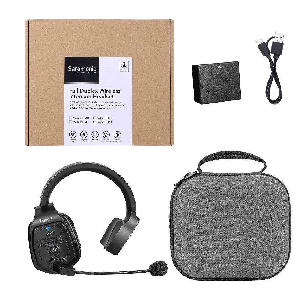 Saramonic WiTalk Single-Ear Master & Remote Headset SMH SRH and Mini ...