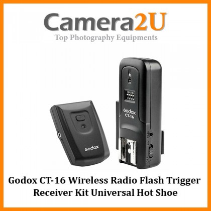 Godox CT-16 Wireless Radio Flash Trigger Receiver Kit Universal ...