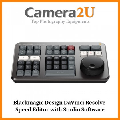 Blackmagic Design DaVinci Resolve Speed Editor with Studio Software ...