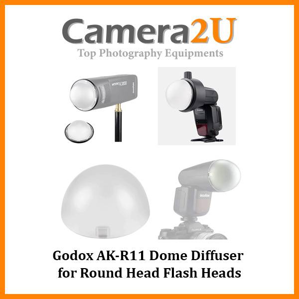 Godox AK-R11 Dome Diffuser for Round Head Flash Heads AK R11 | Camera2u ...